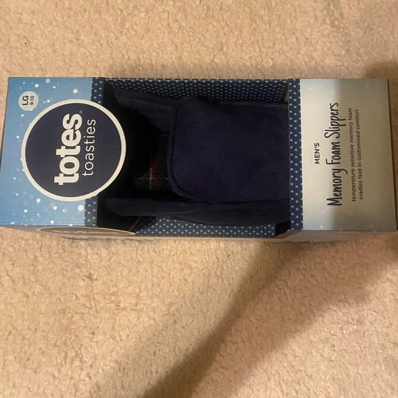 totes | Shoes | Brand New In The Box Mens Memory Foam Totes Toasties ...
